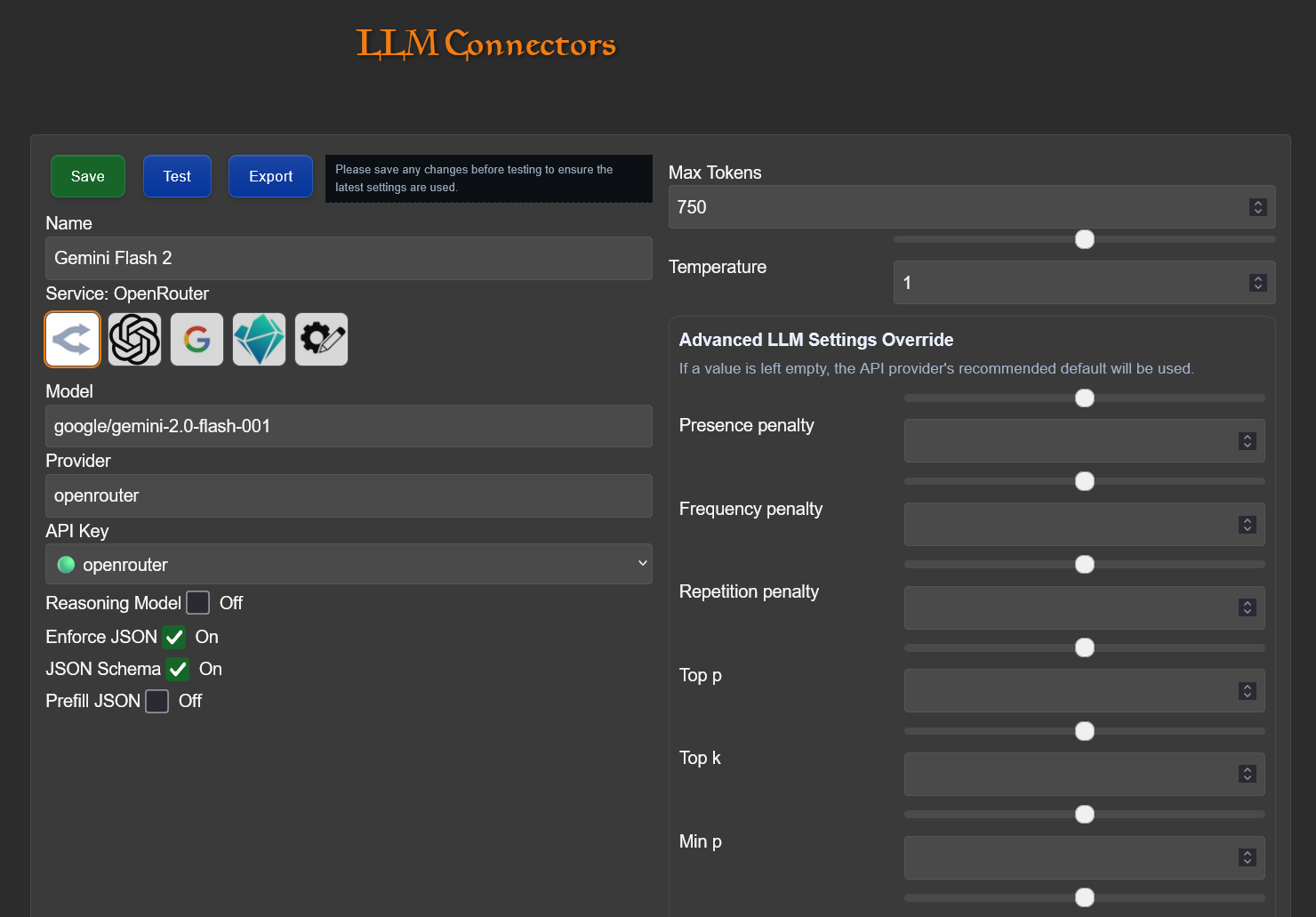 Configuration | CHIM